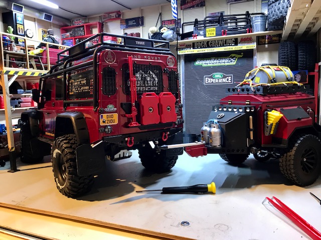 3D printable Expedition off-road trailer for 1/10 crawler (trx-4, scx10 ...